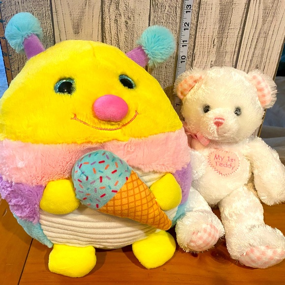 hug me rainbow | Toys | Hug Me Rainbow Bug Plush My First Teddy Bundle ...